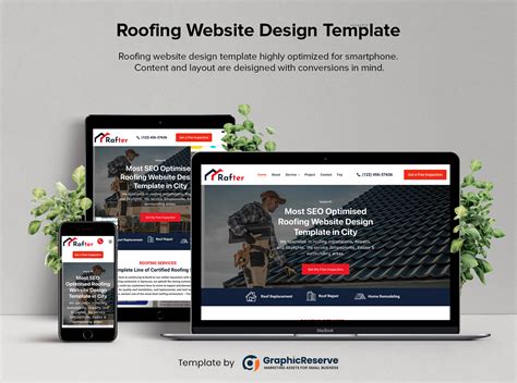 Roofing Website Design Templates Wordpress Elementor