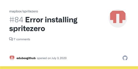 Error Installing Spritezero · Issue 84 · Mapboxspritezero · Github