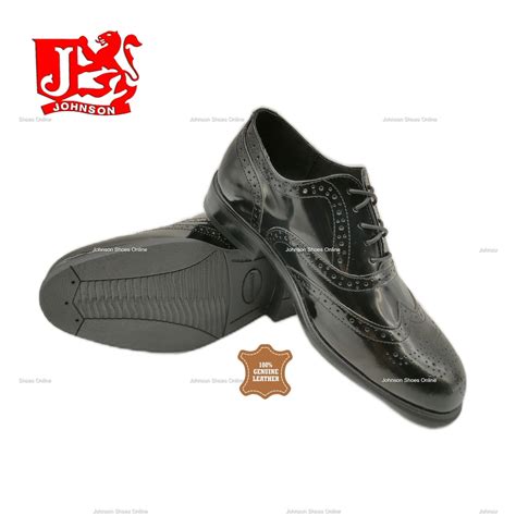 133427 Johnson Shoes Officer Kasut Brogue Shopee Malaysia