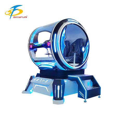 360 Degree Space Capsule Vr Simulator Double Seat Flight Experience