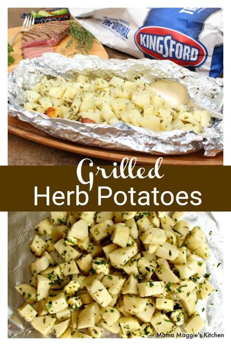 Grilled Herb Potatoes Mamá Maggies Kitchen