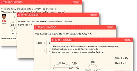 Efficient Division Teaching Powerpoint Classroom Secrets Classroom