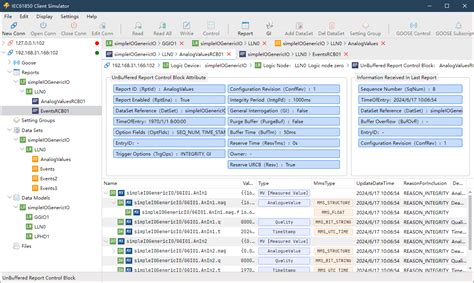 IEC61850 Client Simulator IEC61850 Client Simulator