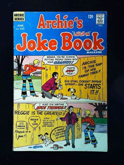 Archies Joke Book 137 Archie Comics 1969 Fn Comic Books Silver