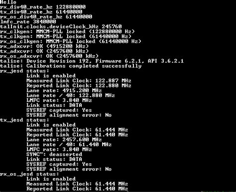 Trying To Implement Jesd204b Protocol Between Adrv9009 And Zc706 Using Tcl Files Provided By