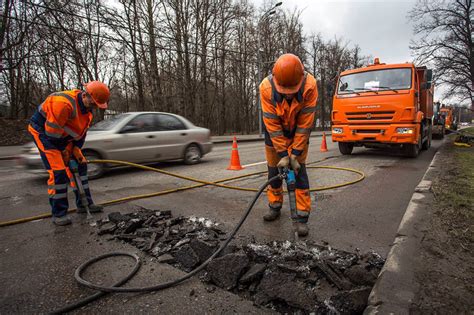 Ямочный ремонт дорог асфальта в Минске