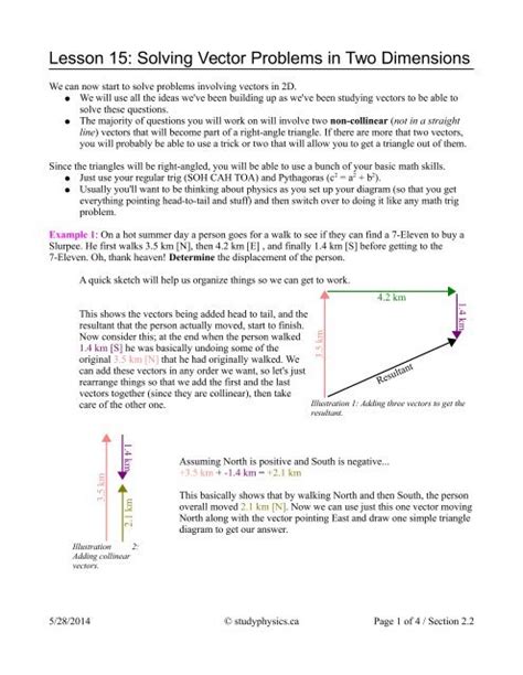 Solving Vector Problems At Collection Of Solving Vector Problems Free For