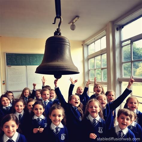 School Bell Ringing Stable Diffusion Online