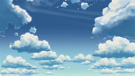 Anime Sky Wallpapers Wallpaper Cave