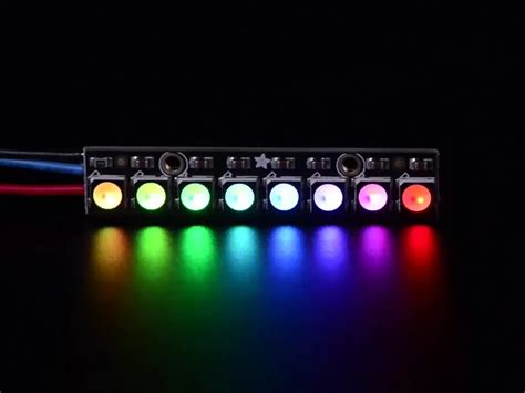 Adafruit Neopixel Stick 8 X 5050 Rgbw Leds Natürliches Weiß ~4500k Kaufen Bei Berrybase