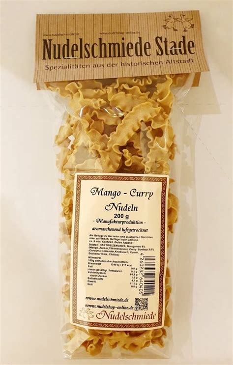 Nudelshop Online Mango Curry Nudeln