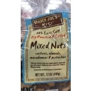 Trader Joe S Mixed Nuts Dry Roasted Salted Calories Nutrition Analysis More Fooducate