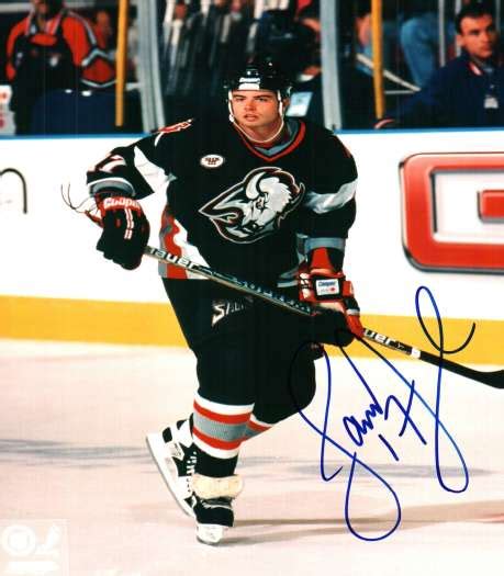 Autographed Jason Dawe 8x10 Buffalo Sabres Photo Main Line Autographs