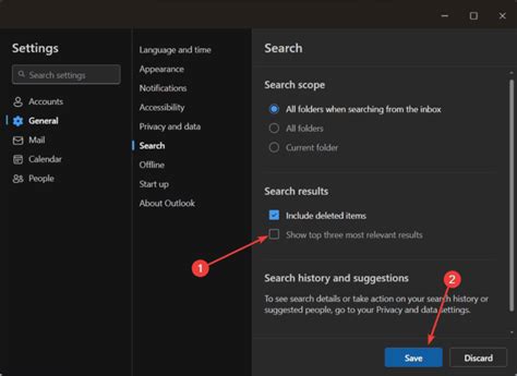 How To Disable Top Results In Microsoft Outlook For Desktop And Web
