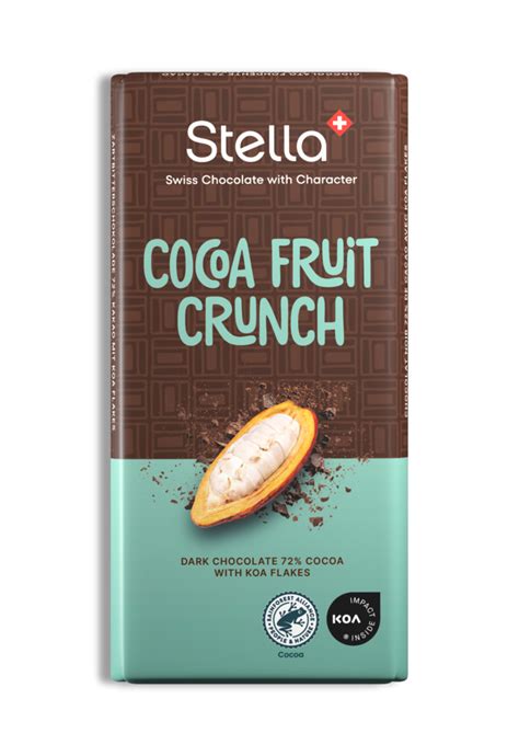 Cocoa Fruit Crunch Dark 72 Order Now From Chocolatstella