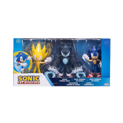 Sonic The Hedgehog 4 Figure Set 3pk Toy New With Tag