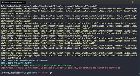Import Module Causes Warning On Powershell Rc Issue