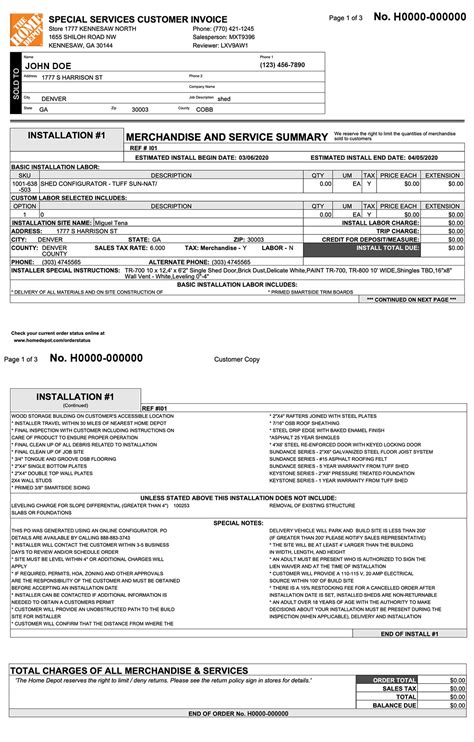 Generator Editable Home Depot Receipt Template At Samantha Tomlinson Blog