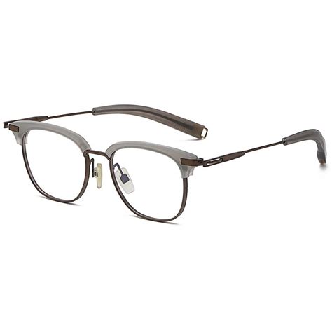 Glasses Frame Men Wide Side Large Eyebrow Frames M Vicedeal