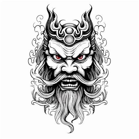 Oni Daemon Tattoo Bilder Kostenloser Download Auf Freepik