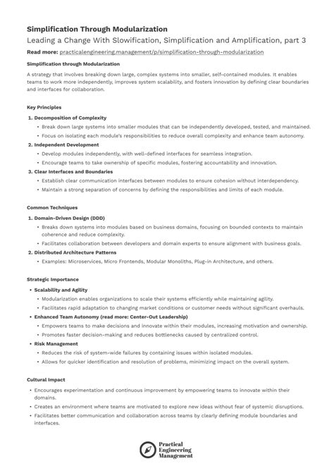 Miroslaw Stanek On Linkedin Slowification Makes The Problem Solving Process Easier Simplification