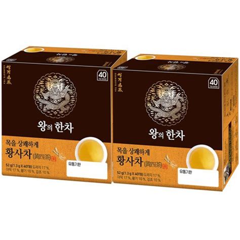 아이월드 쌍계명차 왕의한차 황사차 40t40t 커피음료