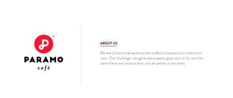 Paramo Café Website Behance