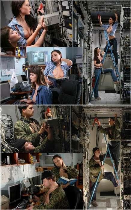Colocall Topless Sysadmin Girls In The Server Room Red Blooded Thing Galleries