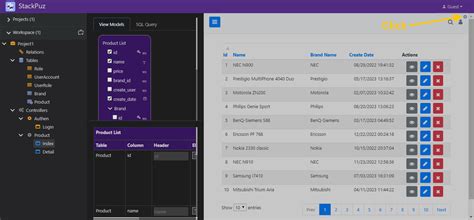 Create View Stackpuz
