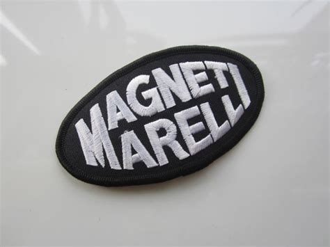 【やや傷や汚れあり】マニエッティ・マレリ Magneti Marelli レーシング メーカー ワッペン 刺繍 自動車 整備 作業着 ②