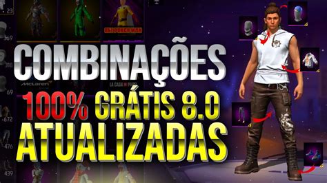 Melhores CombinaÇÕes De Roupas GrÁtis No Free Fire SÓ CombinaÇÃo Top