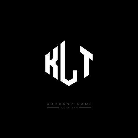 Klt Letter Logo Design With Polygon Shape Klt Polygon And Cube Shape