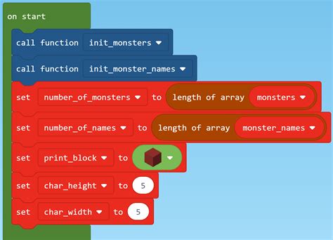 Monster Showtime In Makecode For Minecraft We Code Makecode