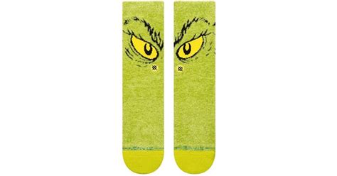 Stance X The Grinch Da Da Dagrinch Crew Socks In Green Lyst