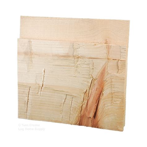 54x12 White Pine Chink Log Siding Twin Creeks Twin Creeks Log Home