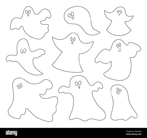 Ghost Outline Template