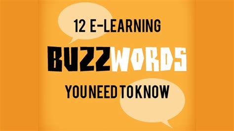 12 Elearning Buzzwords You Need To Know Elearning Industry