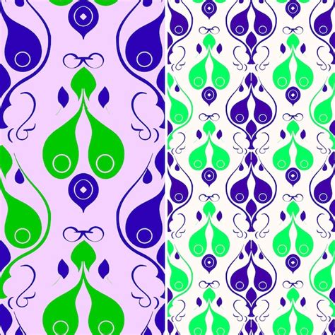 A Set Of Different Patterns With Different Colors And Shapes Premium Ai Generated Psd
