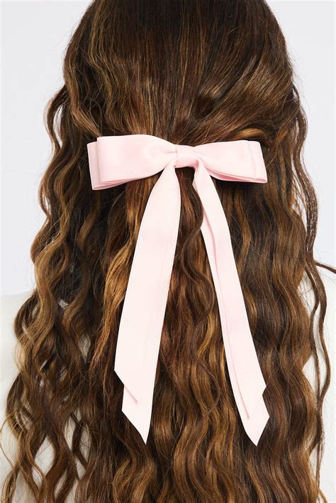 Pink Bow Hair Clip You And All