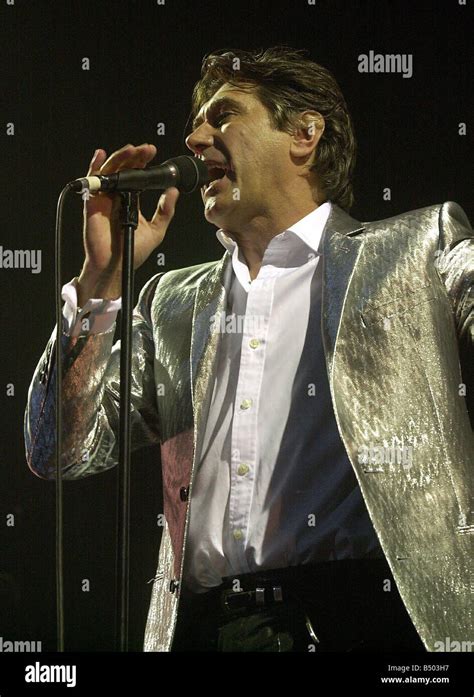 Bryan Ferry Singer With The Band Roxy Music June 2001 Start Their World