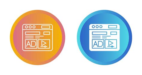 Ad Vector Icon 22462857 Vector Art At Vecteezy