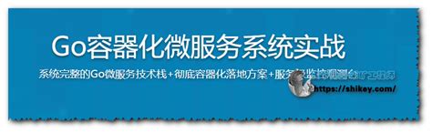 Go容器化微服务系统实战某课网完结百度云下载 天下无鱼 资源博客