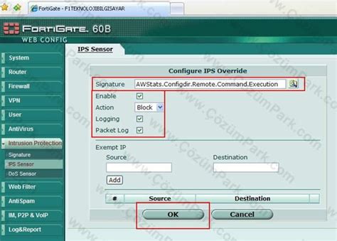 Fortigate Firewallda Ips Imzası Nasıl Ayarlanır Hakan Uzuner