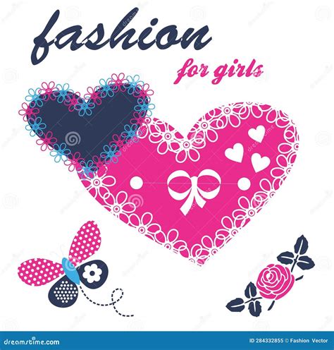 Love With Flower Print Vector Art Stock Illustration Illustration Of