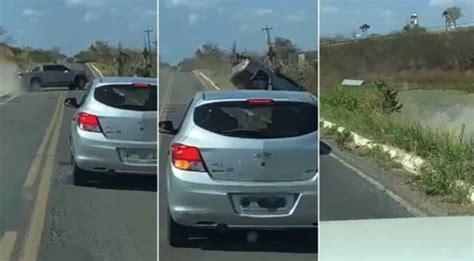 Padre Cai Com Carro Em Lago Após Cochilar Ao Volante Assista Gazeta