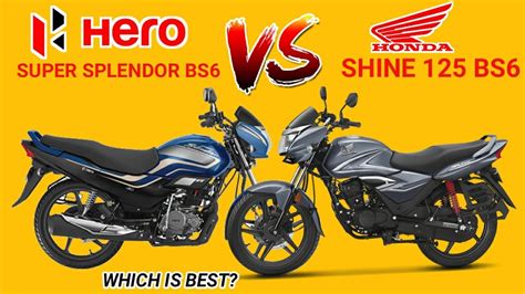 Hero Super Splendor Vs Honda Cb Shine Sp