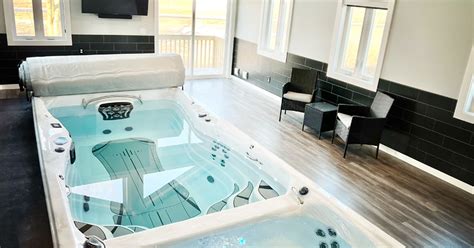 Custom Indoor Swim Spa Room Behind The Build Master Spas Blog