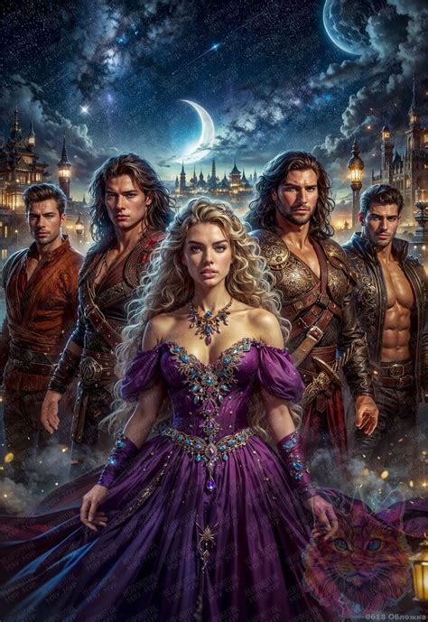 Королевская защита Принцесса и её верные рыцари в ночном фэнтези Romance Book Covers Art