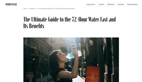 The Ultimate Guide To The 72 Hour Water Fast And Its Benefits