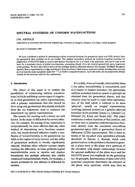pdf spectral synthesis of uniform wavefunctions dokumen tips